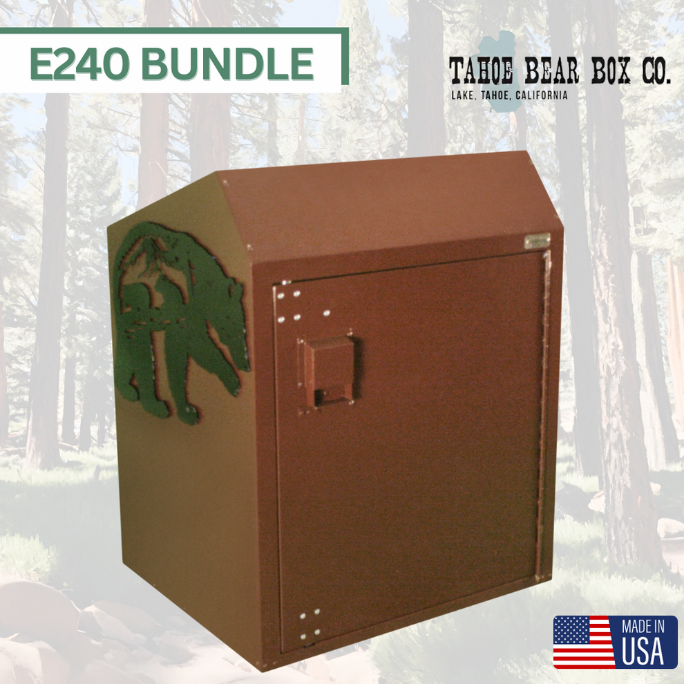 Econo Series E240-BR 2-Can Bear Proof Enclosure Bundle With Delivery ...