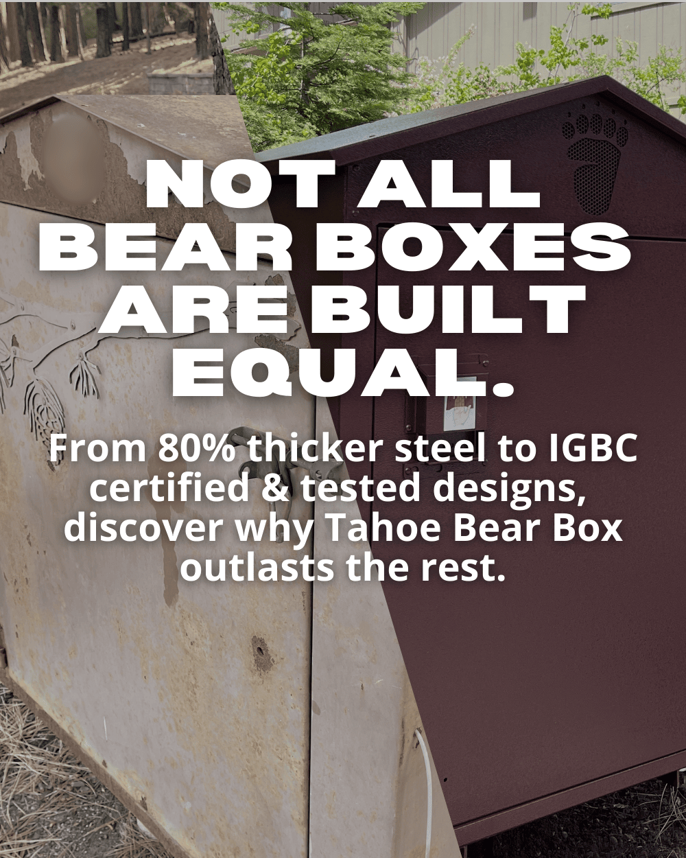 Tahoe Bear Box Company | Bear Proof Enclosures Residential Commercial