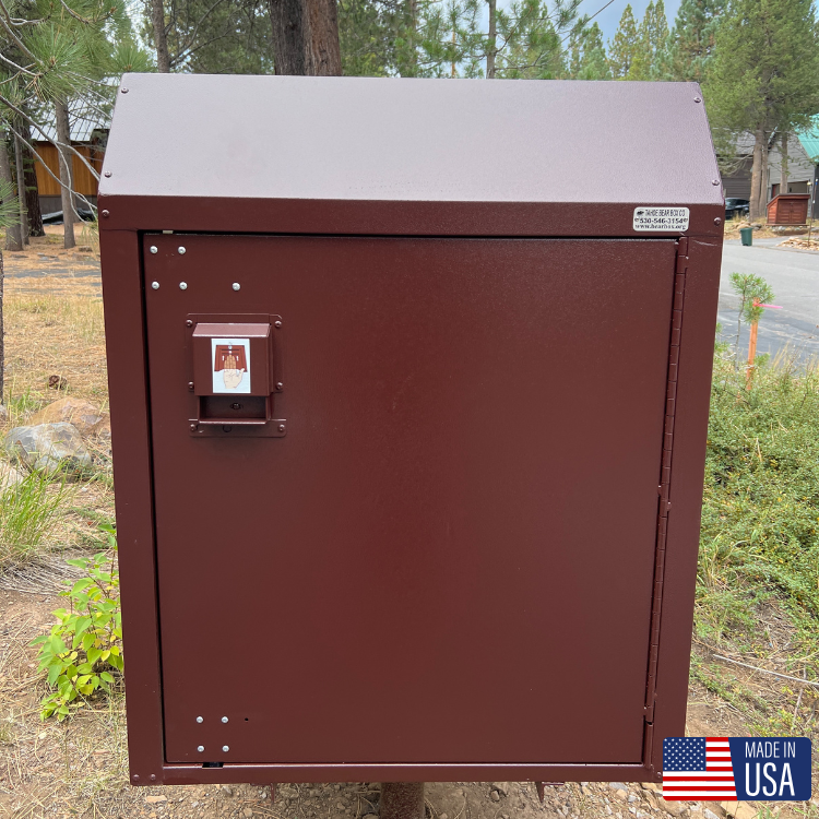Econo E240-BR Brown 2-Can Bear Proof Enclosure (Enclosure only) – Tahoe ...