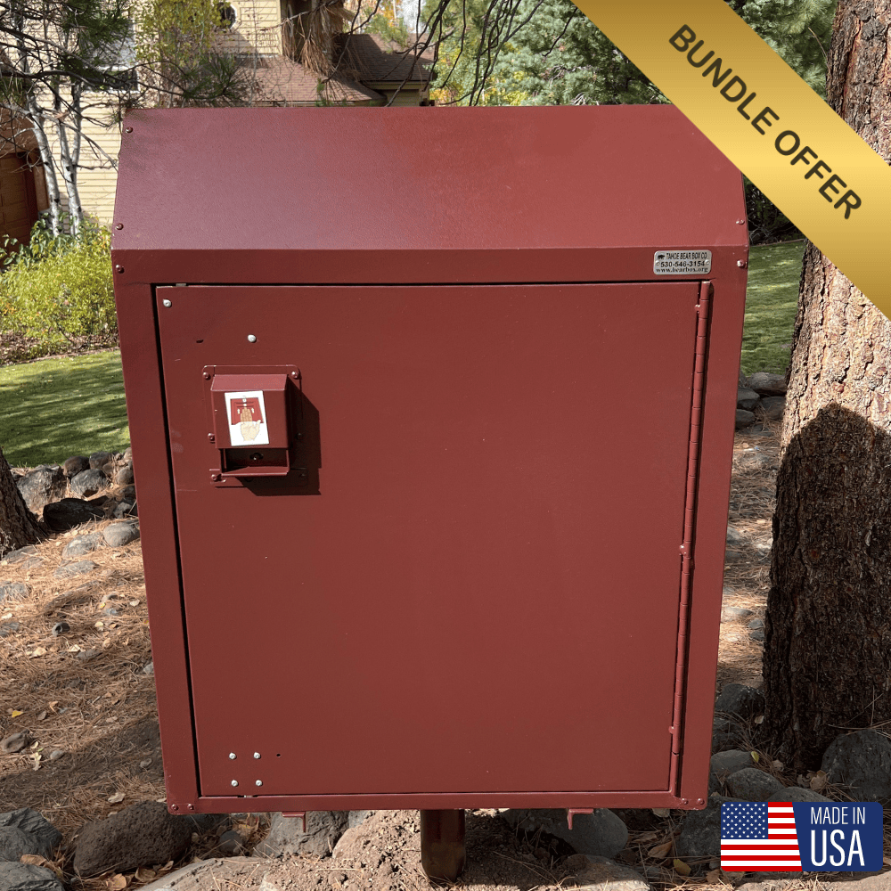 Econo Series E240-BR 2-Can Bear Proof Enclosure Bundle With Delivery ...