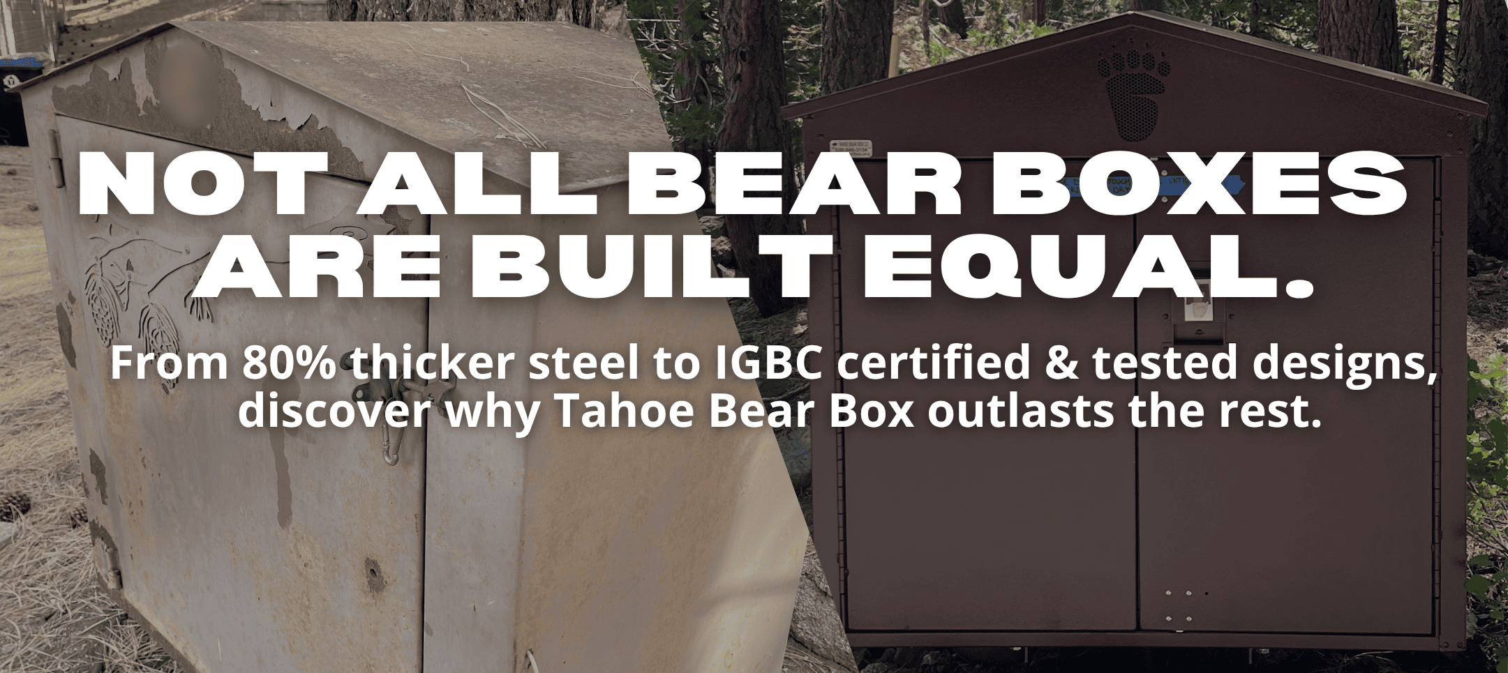 Tahoe Bear Box Company | Bear Proof Enclosures Residential Commercial