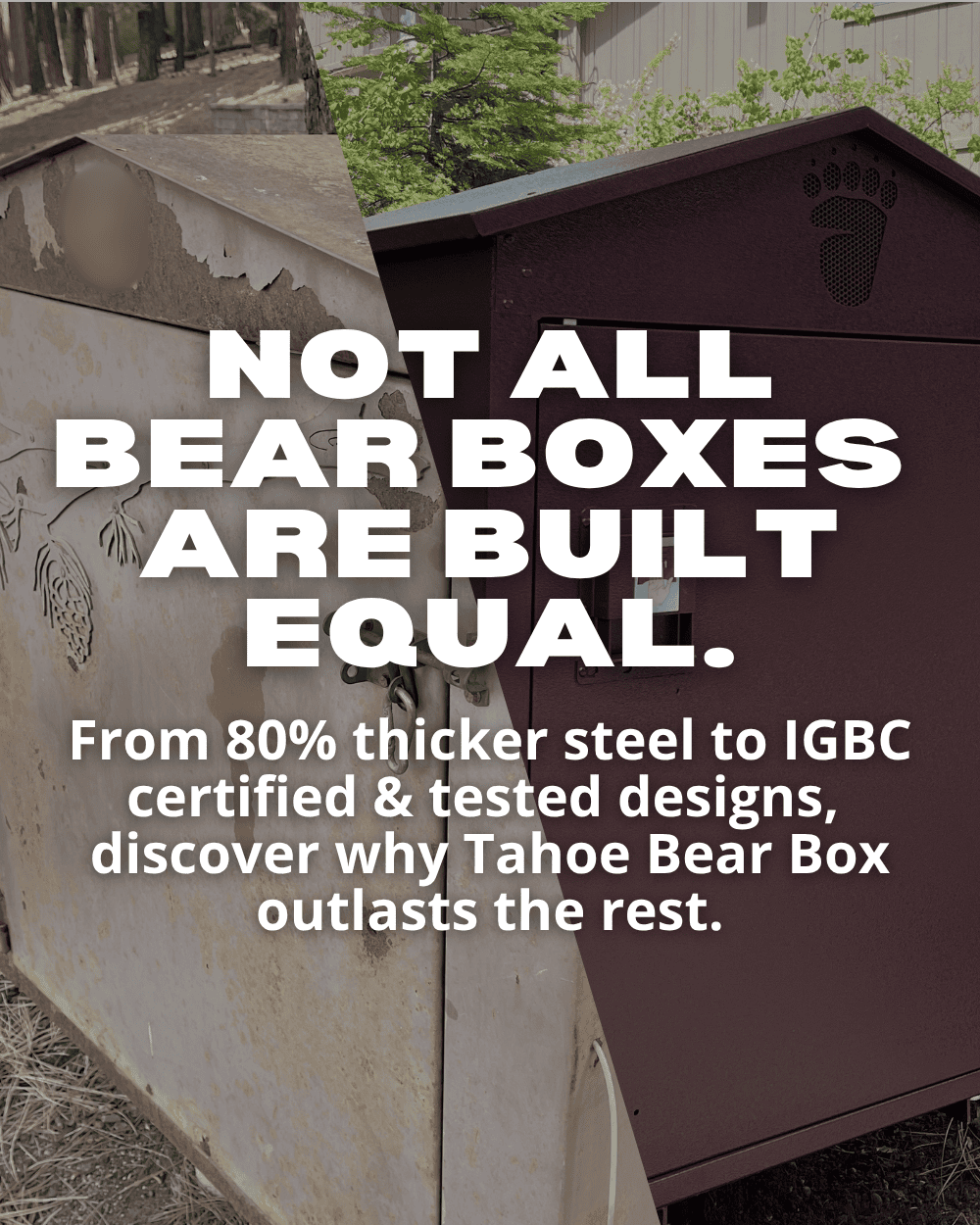 Tahoe BearBox Company | Bear Proof Enclosures Residential Commercial ...